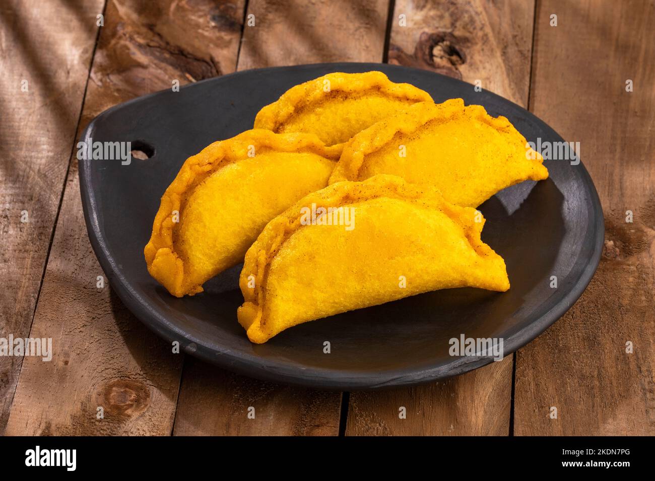 Typical homemade Colombian empanadas - Fried Colombian food Stock Photo ...