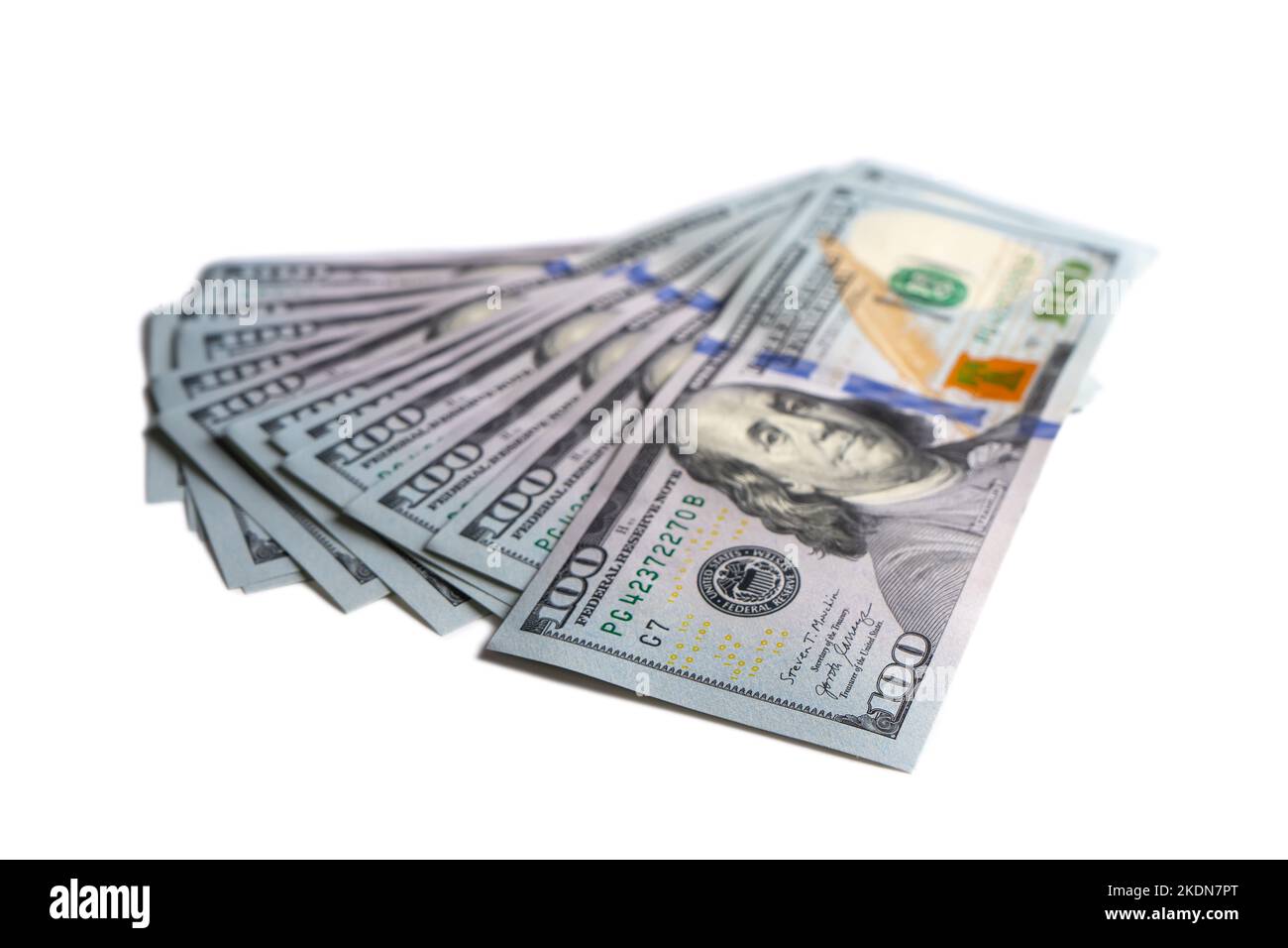 New 100 Dollar Bill Design Folded
