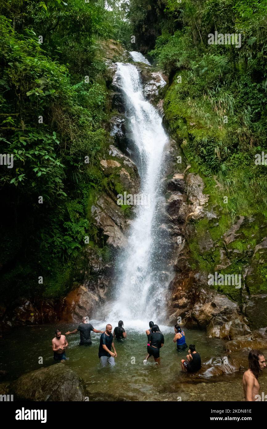 Envigado, Antioquia, Colombia - February 27 2020: Tourists Looking the ...