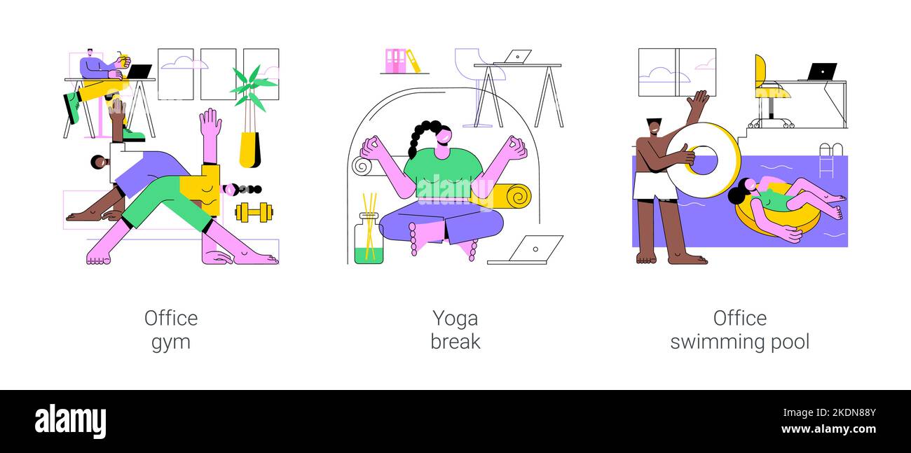 Exercise facilities Stock Vector Images - Alamy