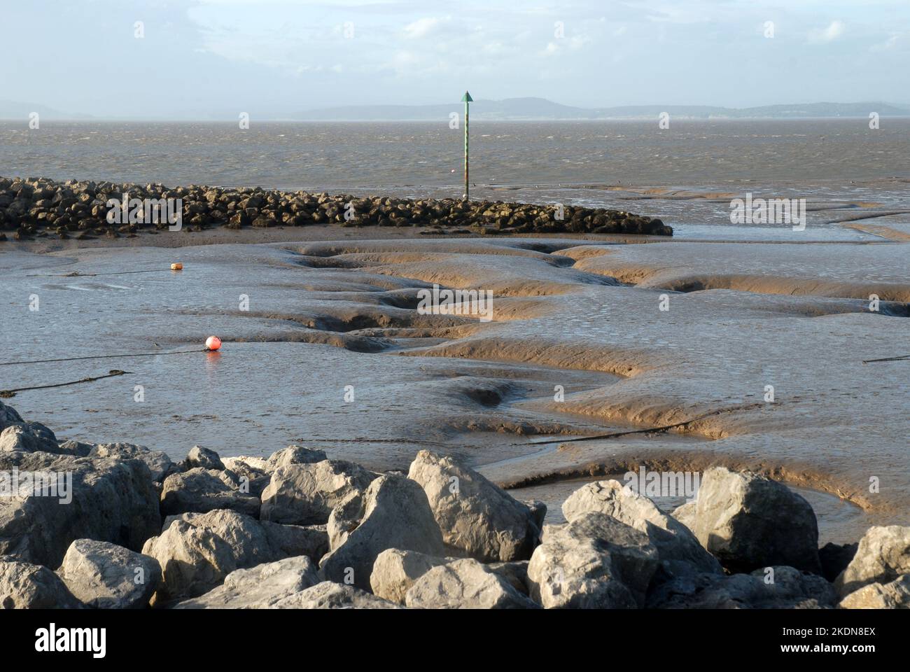 Stone Jetty, Morecambe bay, Lancashire, England, UK Stock Photo - Alamy