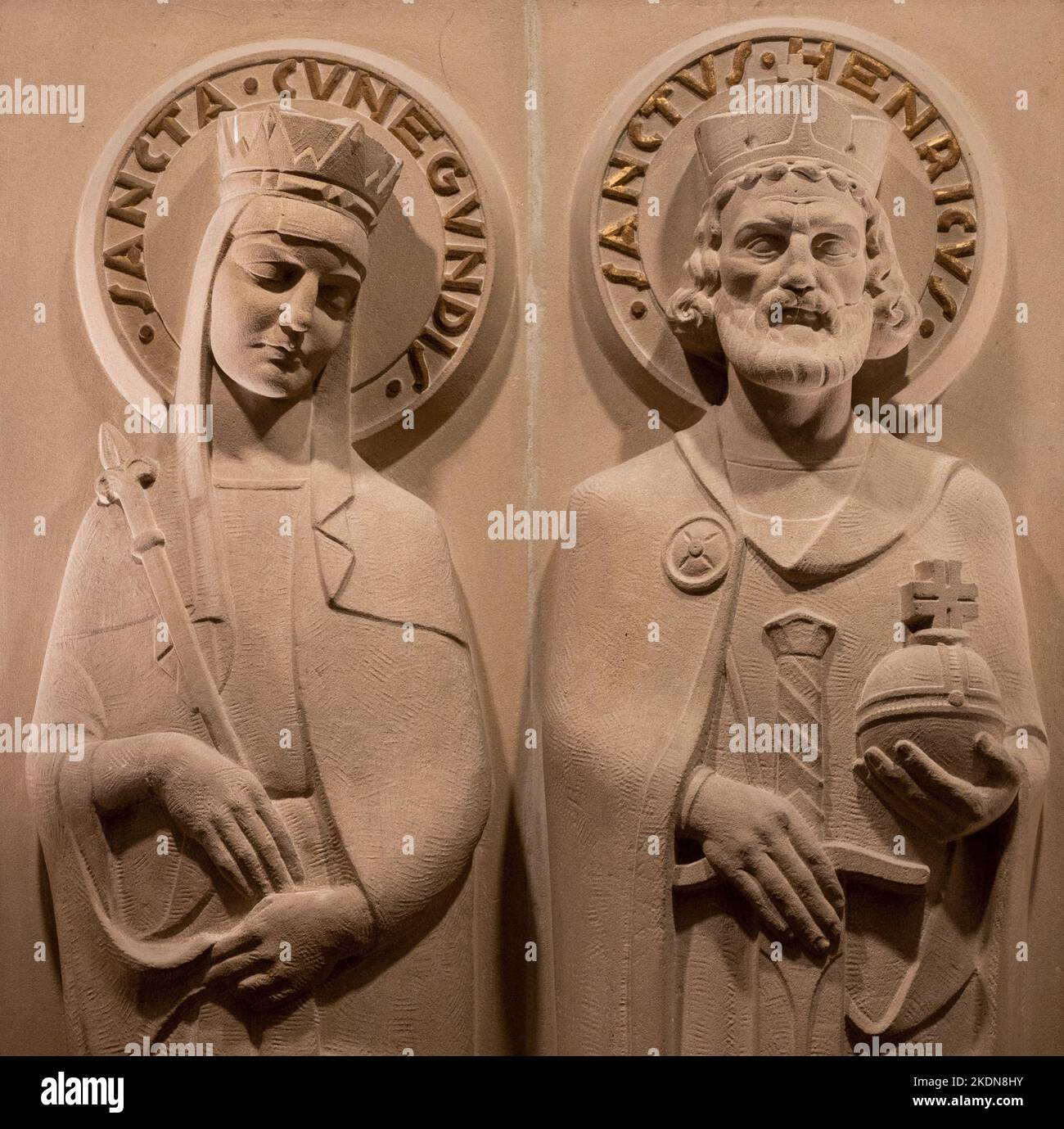 The spouses Saint Cunigunde of Luxembourg and Saint Henry II the ...