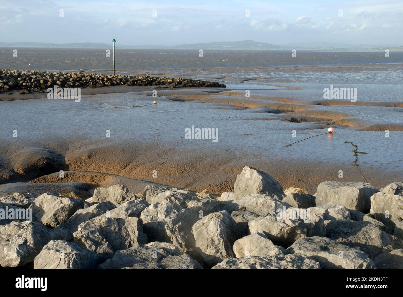 Stone Jetty, Morecambe bay, Lancashire, England, UK Stock Photo - Alamy
