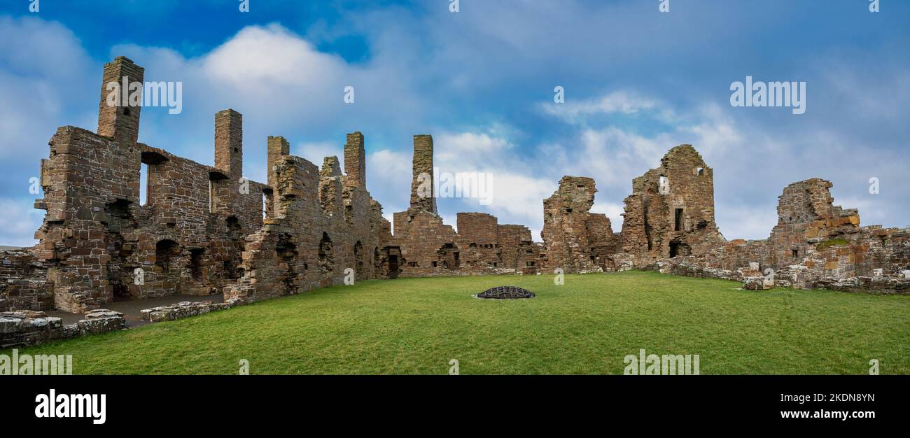The image is of the ruins of what remains of the medieval 16th century ...