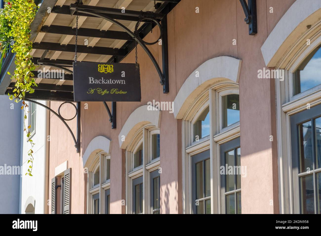 NEW ORLEANS, LA, USA - OCTOBER 8, 2022: Backatown Coffee Parlor on ...