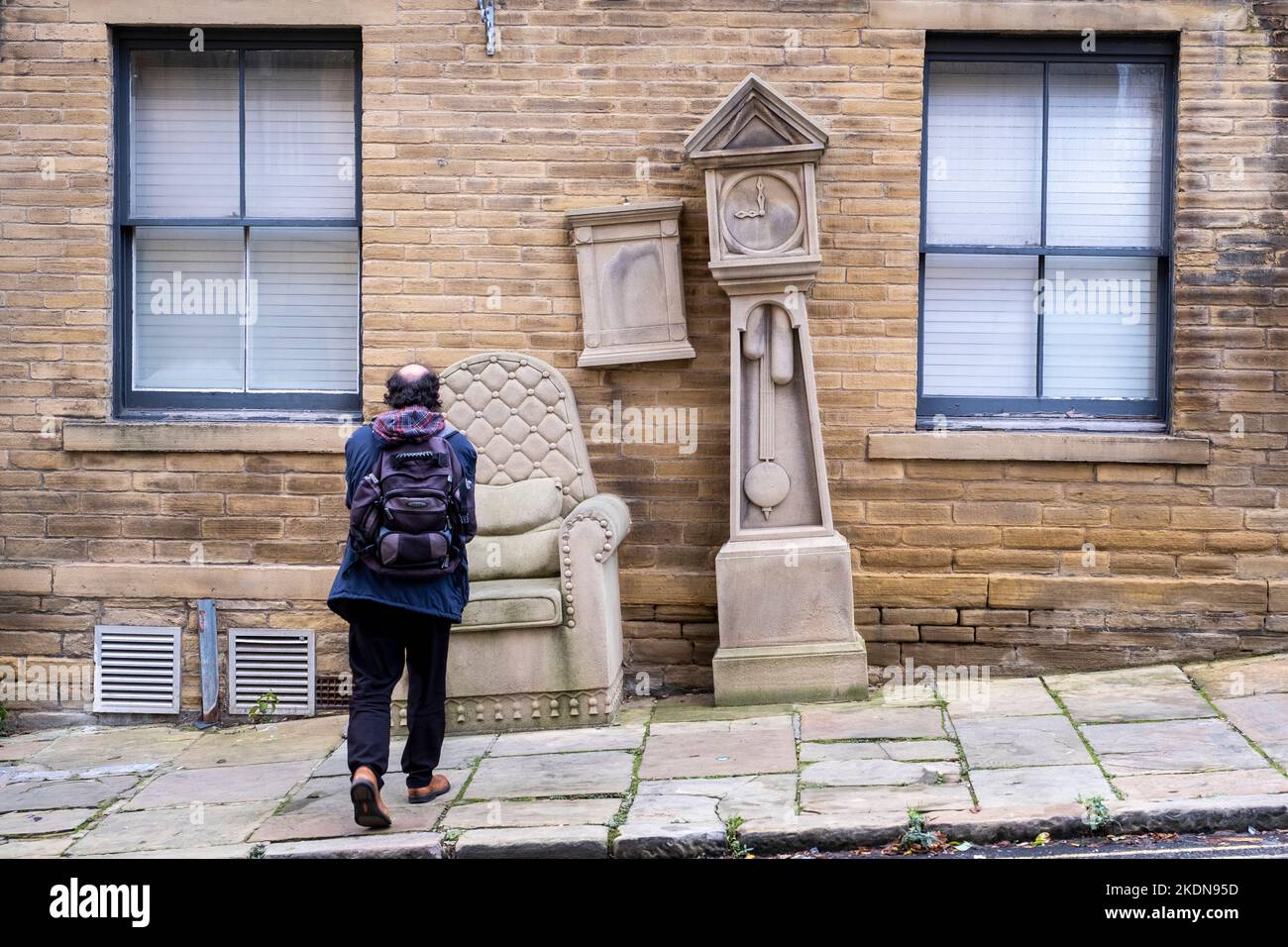 Grandad's Clock and Chair, sculpture by Timothy Shutter, in Chapel ...