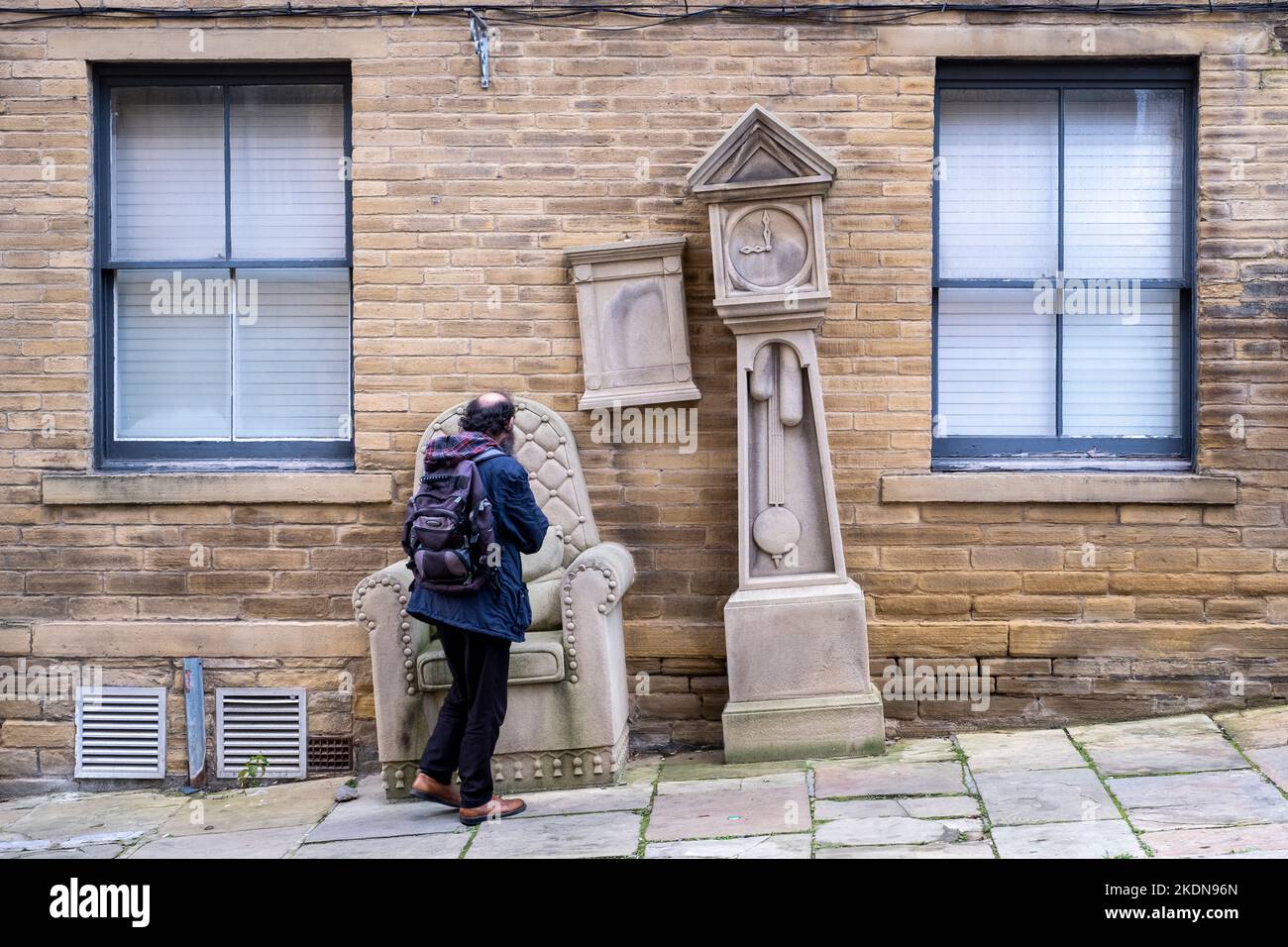 Grandad's Clock and Chair, sculpture by Timothy Shutter, in Chapel ...