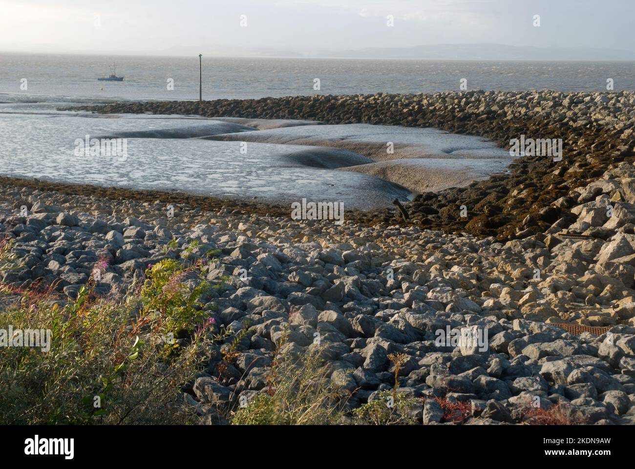 Stone Jetty, Morecambe bay, Lancashire, England, UK Stock Photo - Alamy