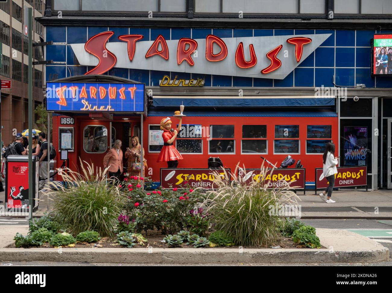 Stardust Diner Facade in Times Square, New York City, USA 2022 Stock ...