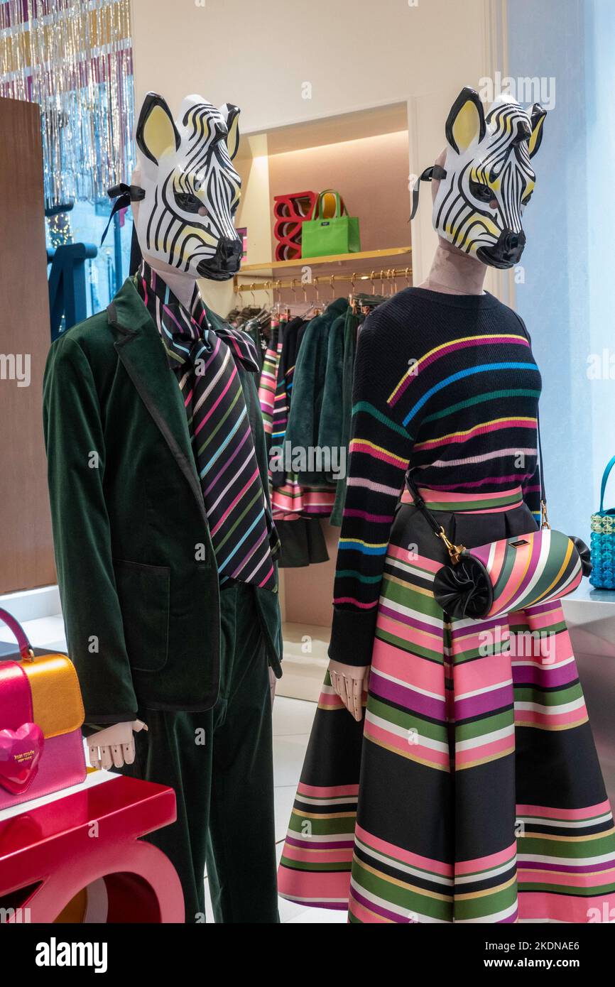 The Kate Spade Store in Rockefeller Plaza is an upscale designer ...