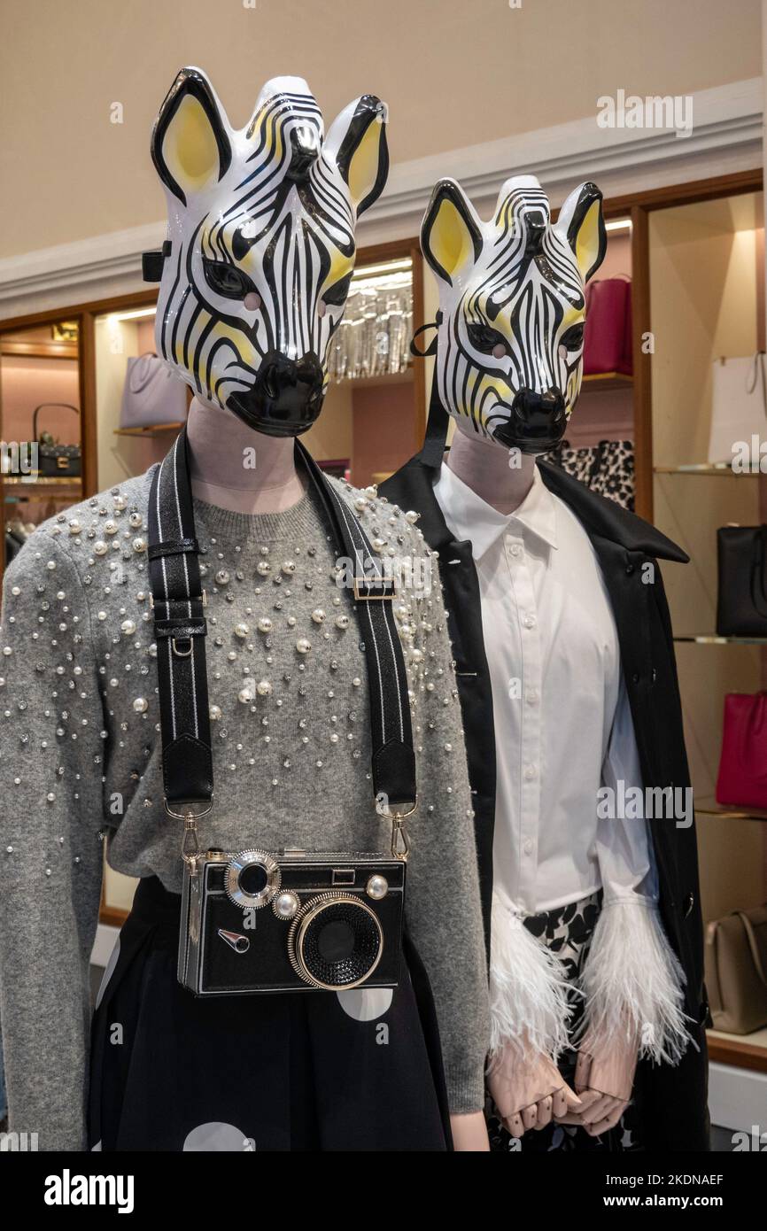 The Kate Spade Store in Rockefeller Plaza is an upscale designer ...