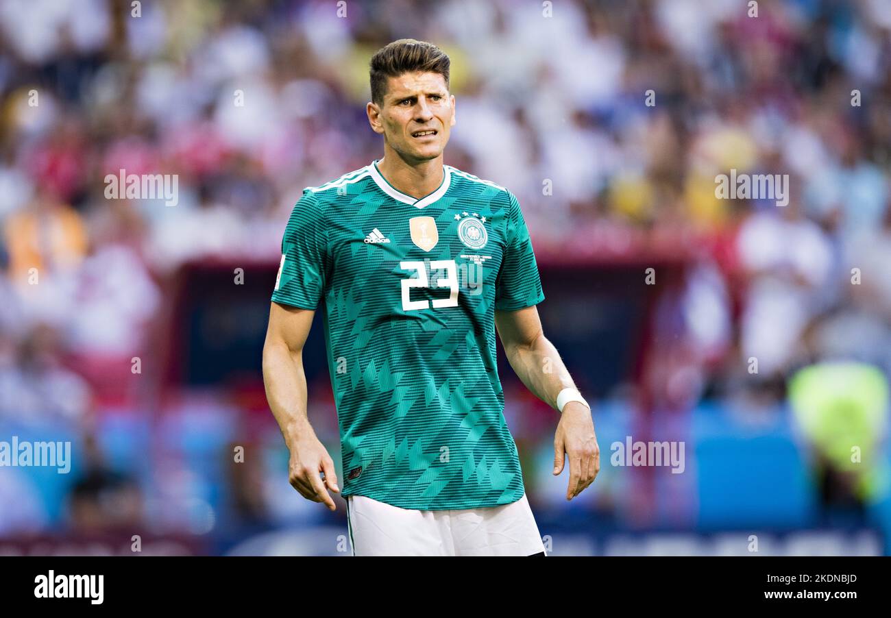 Kazan, 27.06.2018 Mario Gomez (Deutschland) enttŠuscht Deutschland ...