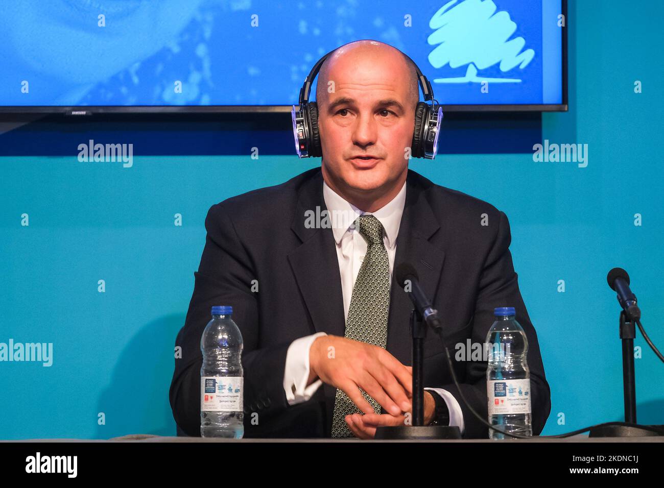 Jake Berry, (Minister without portfolio), at a fringe event in the ...