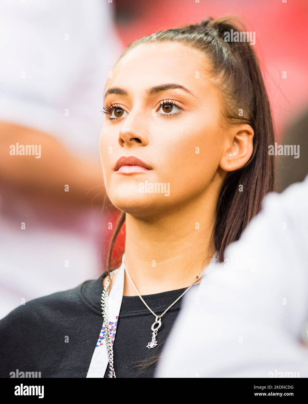 Moskau, 03.07.2018 Lucia Loi die Freundin von Marcus Rashford (England ...