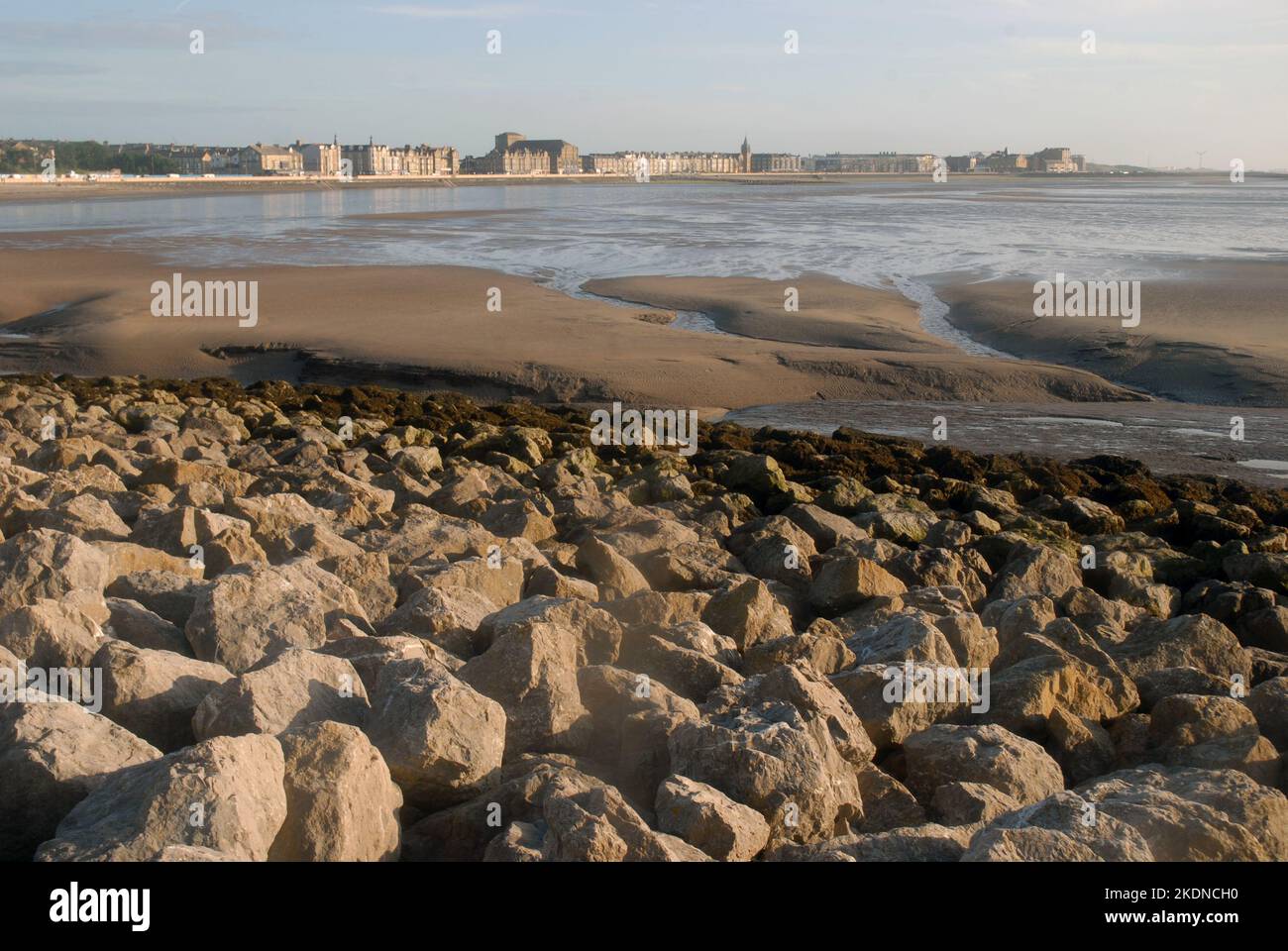 Stone Jetty, Morecambe bay, Lancashire, England, UK Stock Photo - Alamy