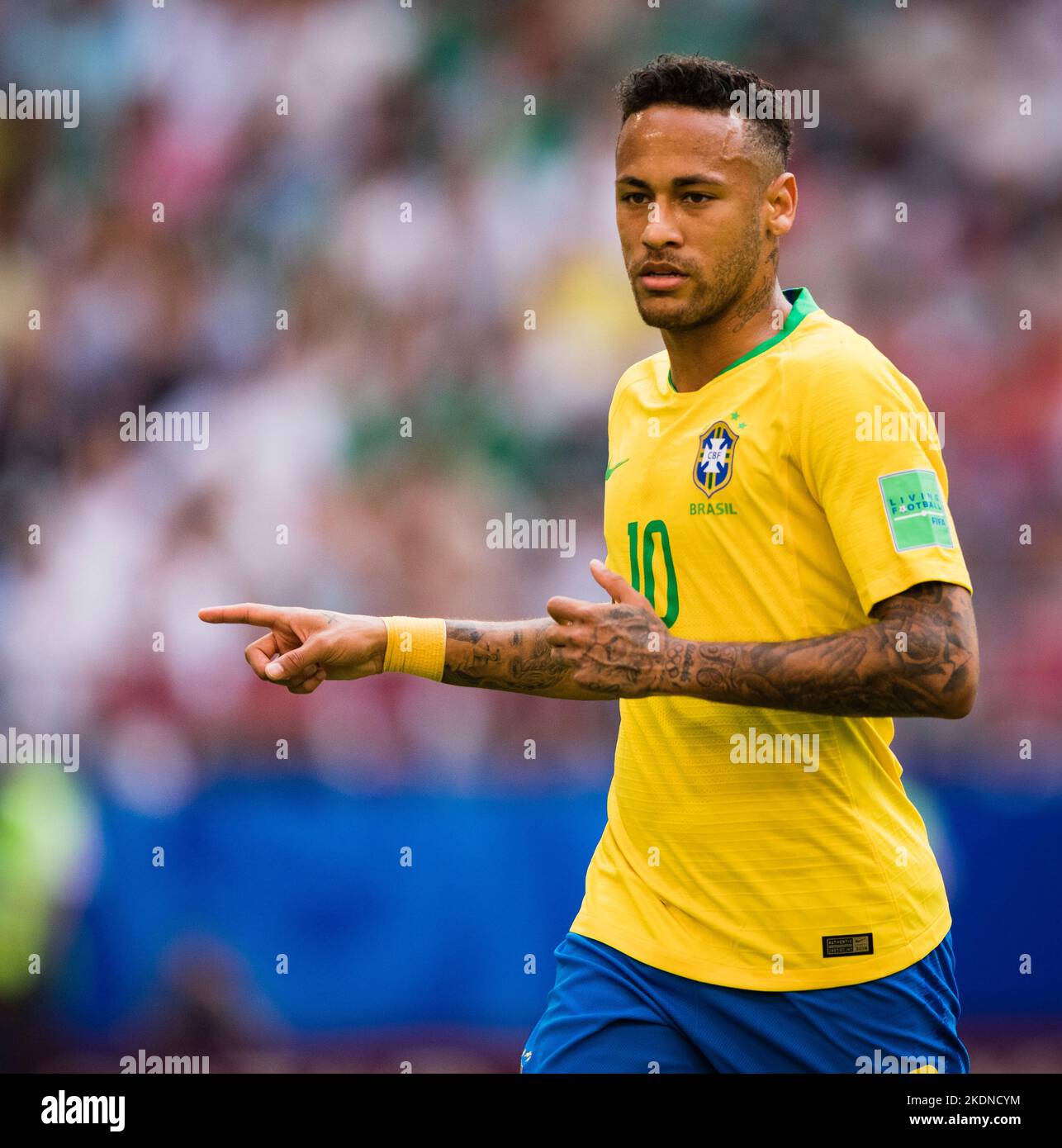 Samara, 02.07.2018 Neymar (Brasilien) Brasilien - Mexiko Copyright (nur ...