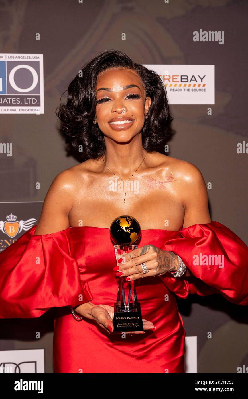 Los Angeles, CA, November 6th 2022, Masika Kalysha attends 2022 Afro ...