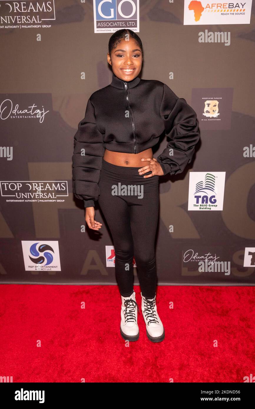 Los Angeles, CA, November 6th 2022, Brianni Walker attends 2022 Afro ...