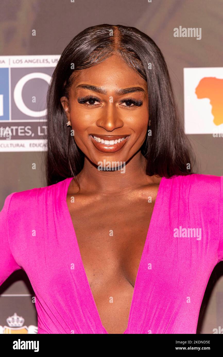 Los Angeles, CA, November 6th 2022, Amalla Grace attends 2022 Afro Awards at Regal LA Live, Los ...