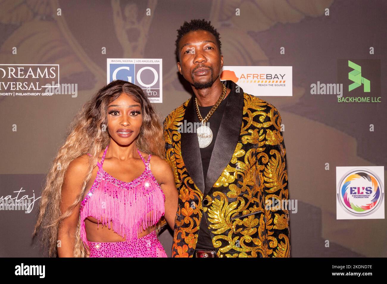 Los Angeles, CA, November 6th 2022, Oumie, E-Dee attend 2022 Afro ...
