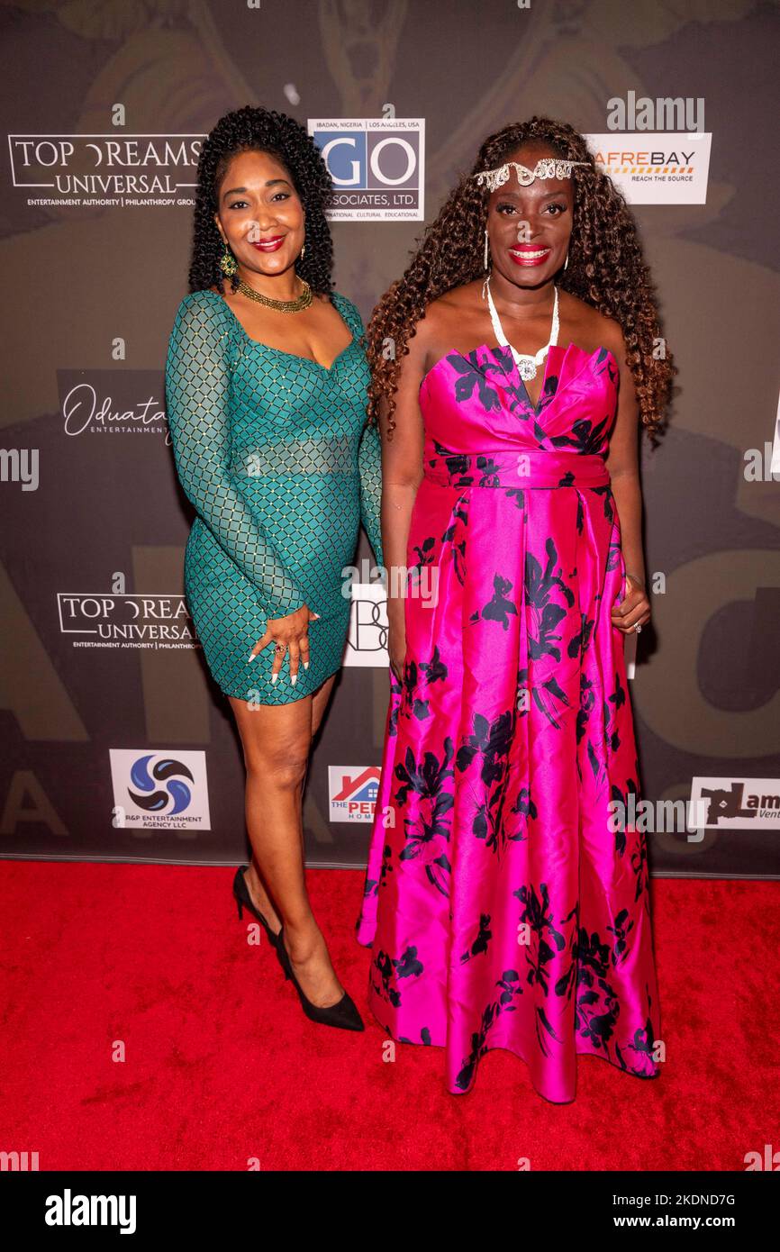 Los Angeles, CA, November 6th 2022, Nina Brooks, Nimi Adokiye attend ...
