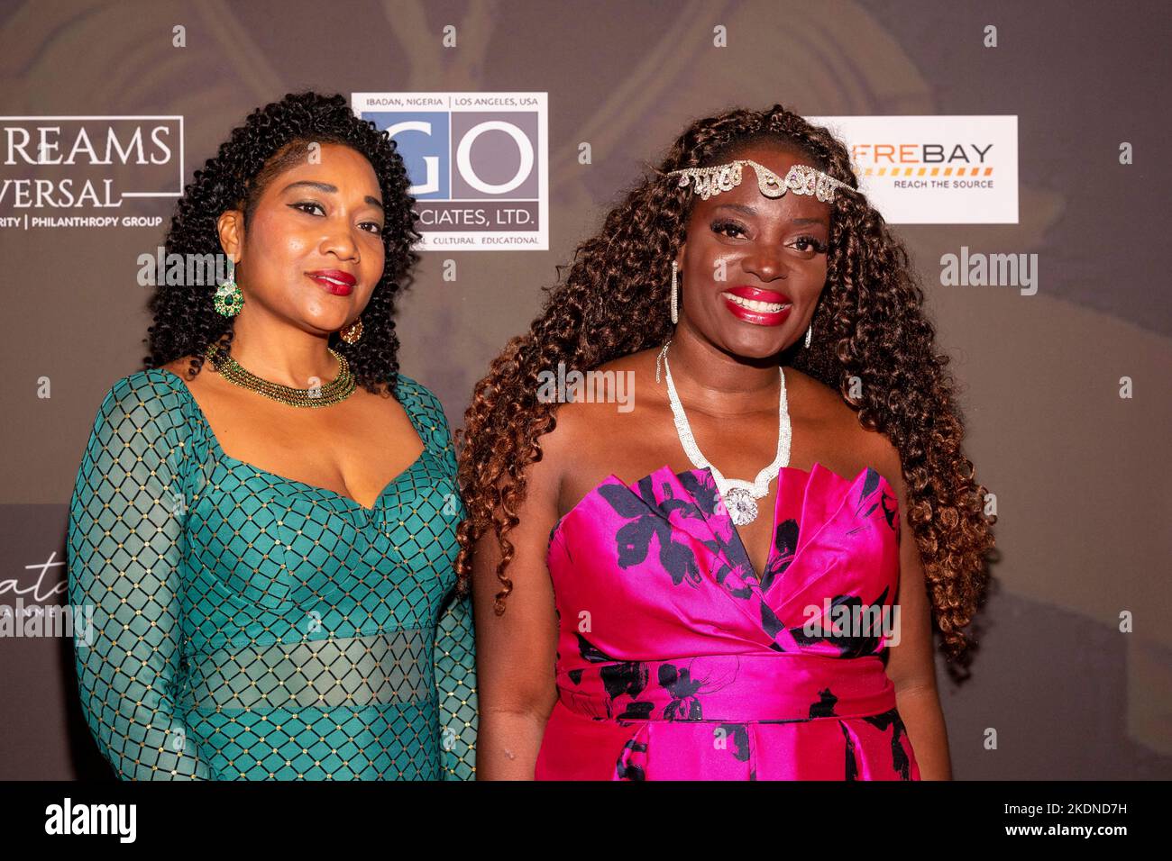Los Angeles, CA, November 6th 2022, Nina Brooks, Nimi Adokiye attend ...