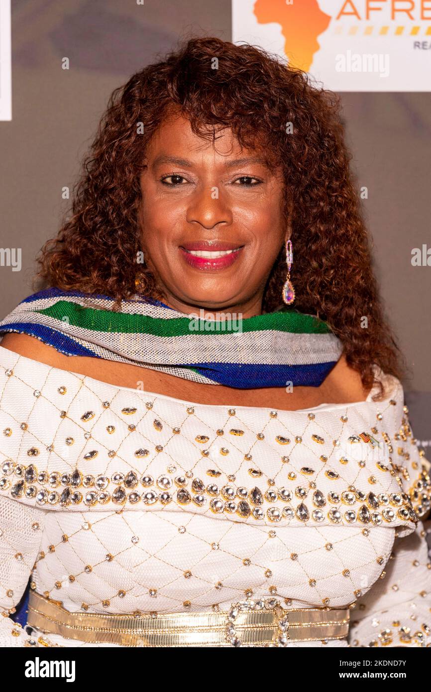 Los Angeles, CA, November 6th 2022, Isatu N. Timbo attends 2022 Afro ...