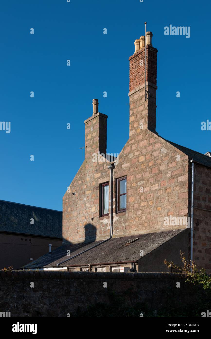 3 November 2022. Peterhead, Aberdeenshire, Scotland. This is a Chimney ...