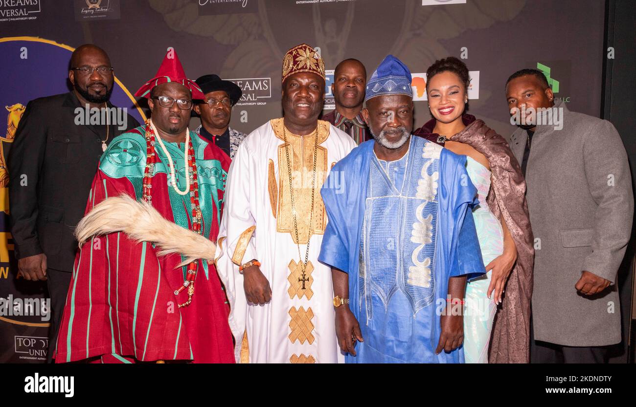 Los Angeles, CA, November 6th 2022, Harry O, Michael Harris, Taiwo ...