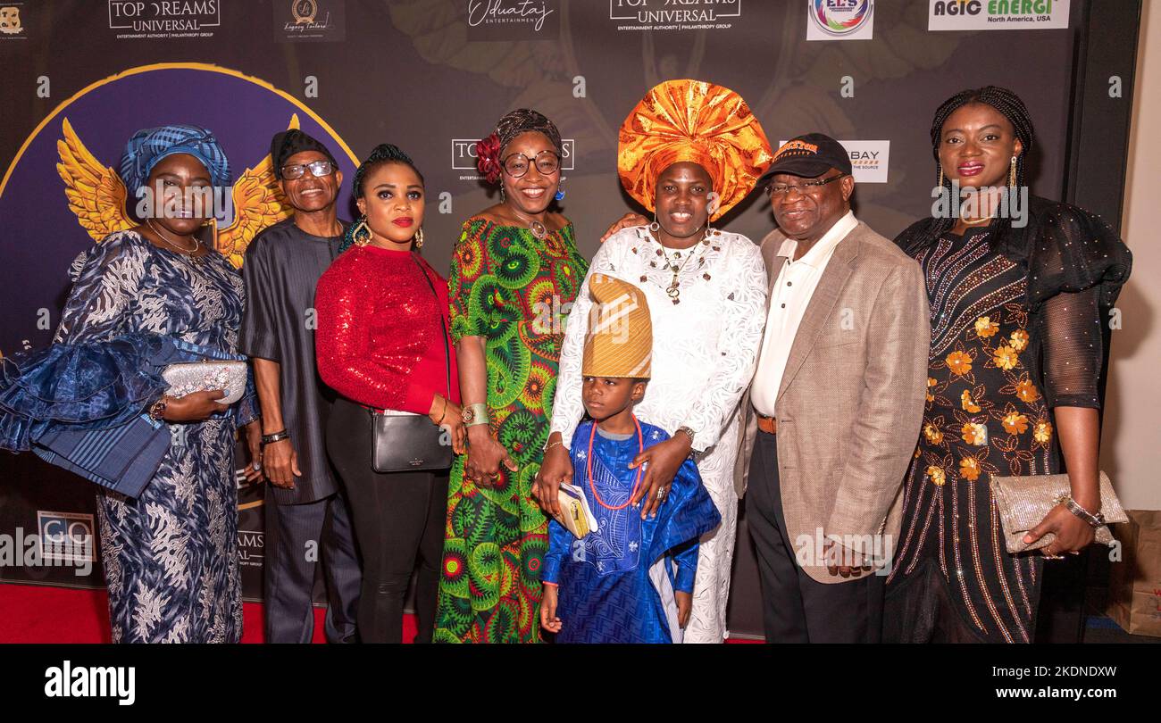 Los Angeles, CA, November 6th 2022, Abdulsabur Jinadu, Adepeju Sanni ...