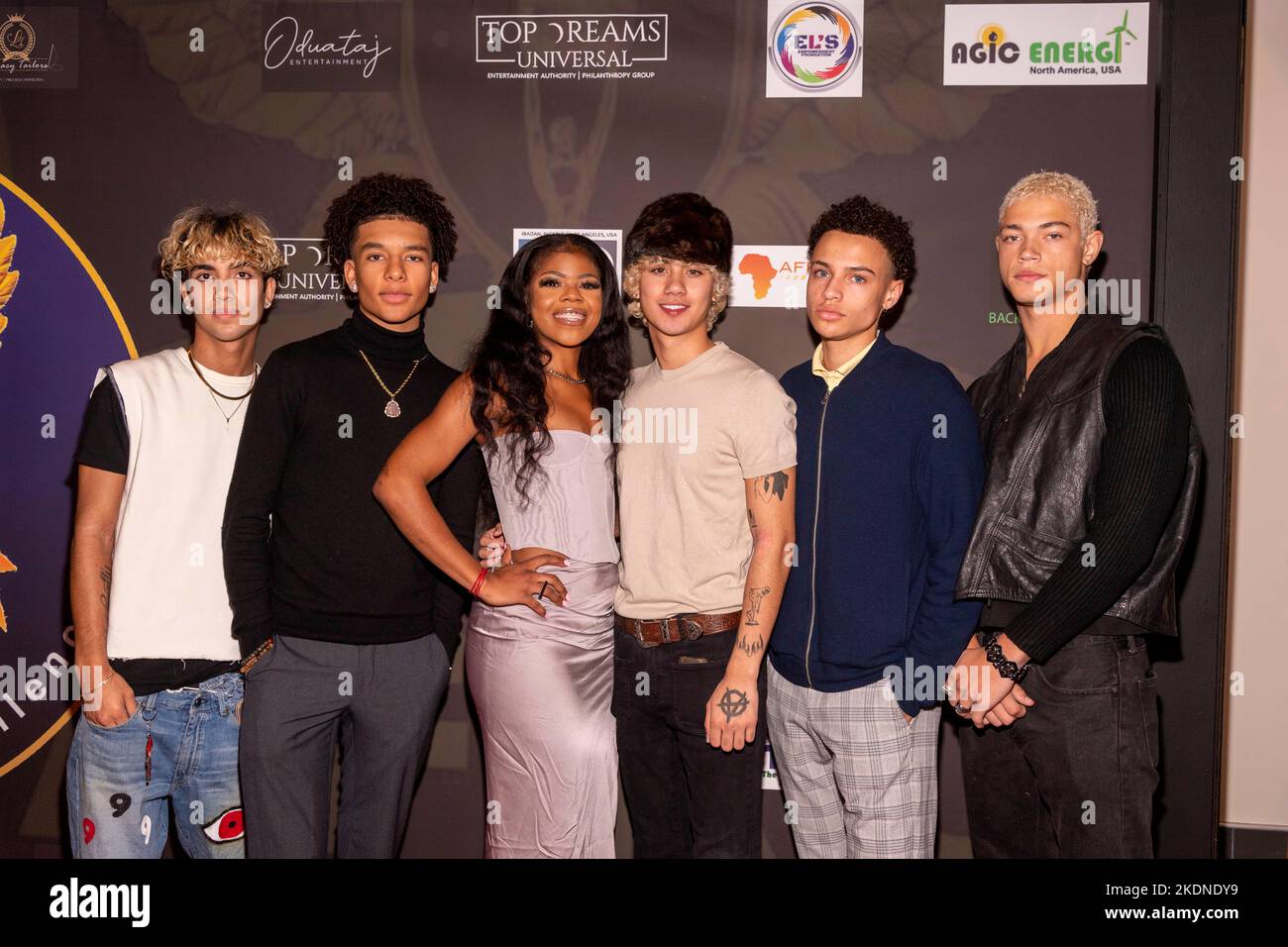 Los Angeles, CA, November 6th 2022, Remmy, Kane Bailey, Emmett Benito ...