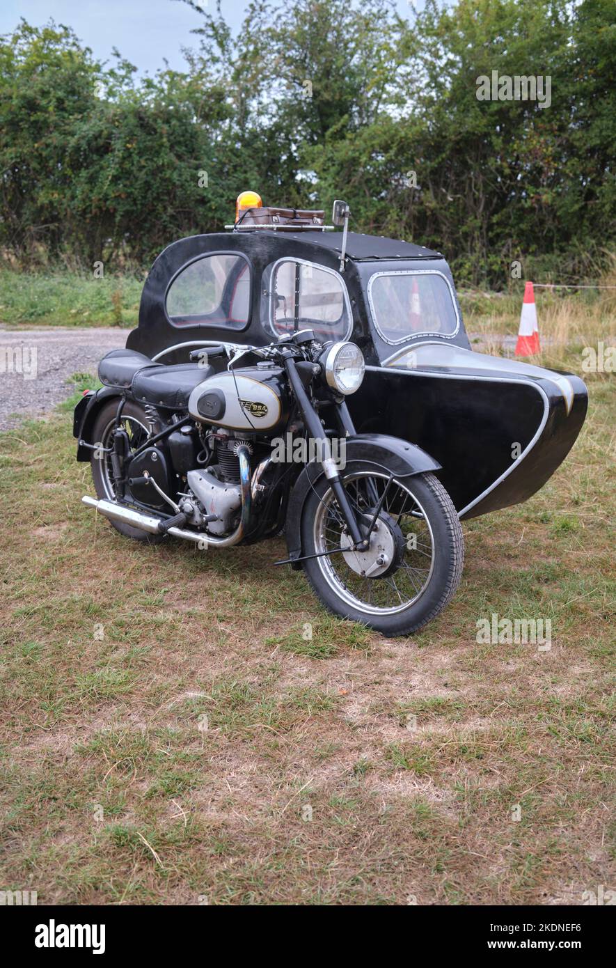 Vintage Motorcycle with Sidecar Bristol England UK Stock Photo - Alamy
