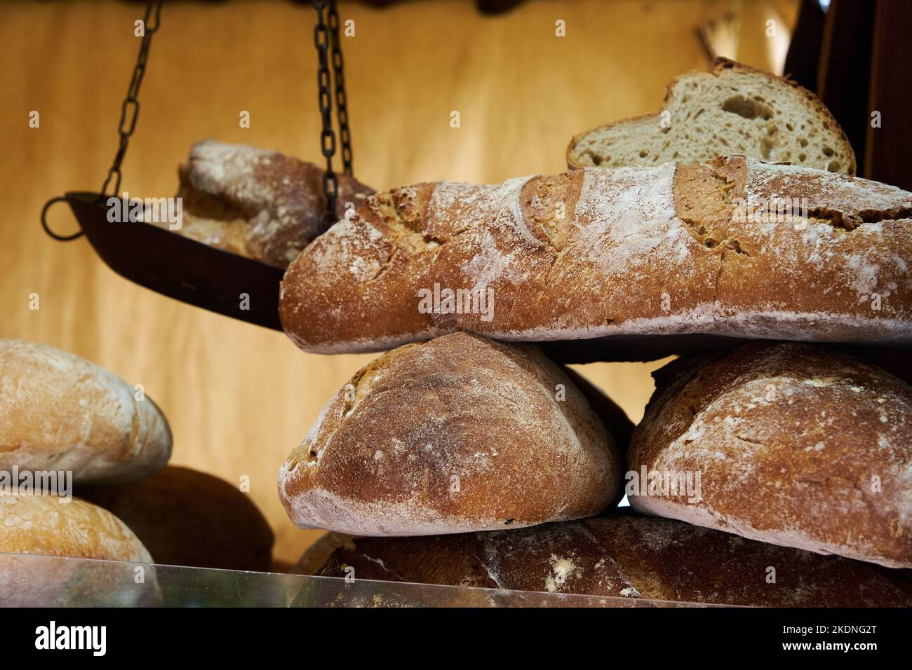 Variety rustic bread rolls hi-res stock photography and images - Alamy
