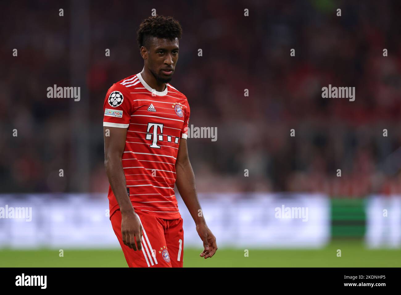 Munich, Germany, 1st November 2022. Kingsley Coman of Bayern Munchen ...