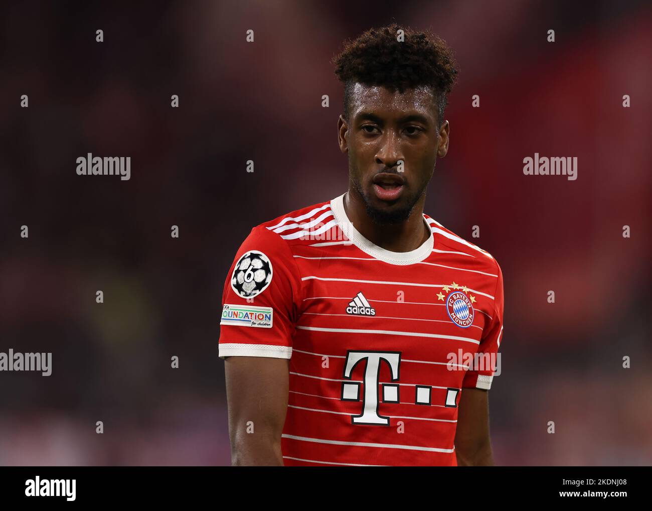 Munich, Germany, 1st November 2022. Kingsley Coman of Bayern Munchen ...