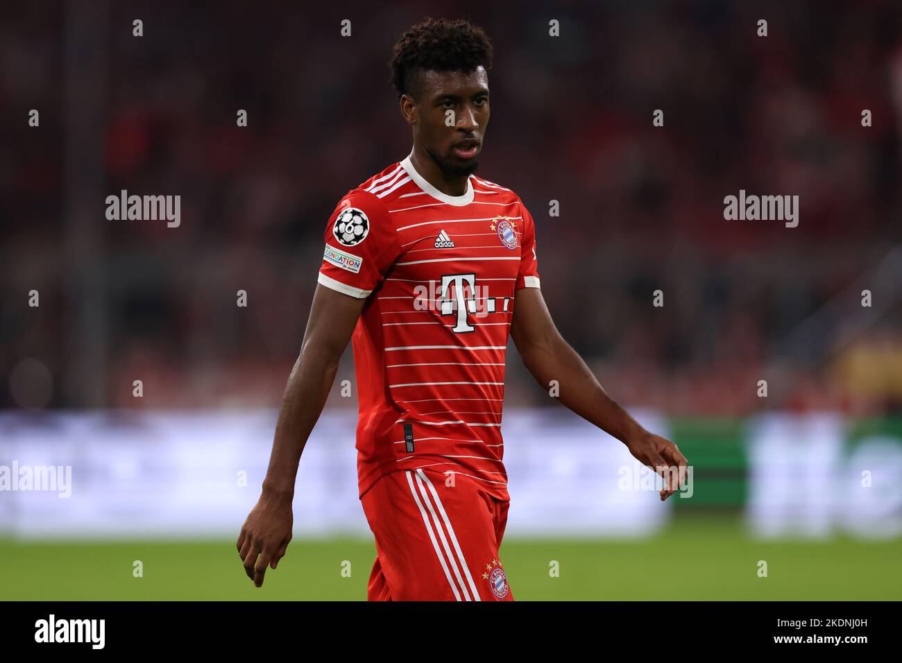 Munich, Germany, 1st November 2022. Kingsley Coman of Bayern Munchen ...