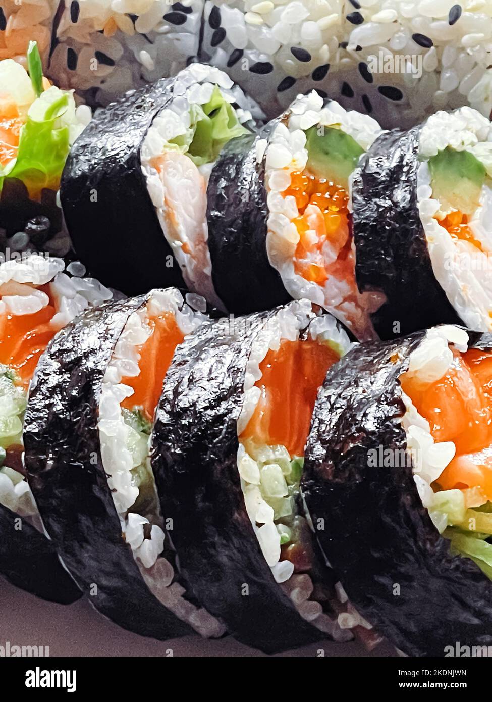 Food and diet, japanese sushi in a restaurant, asian cuisine as meal ...