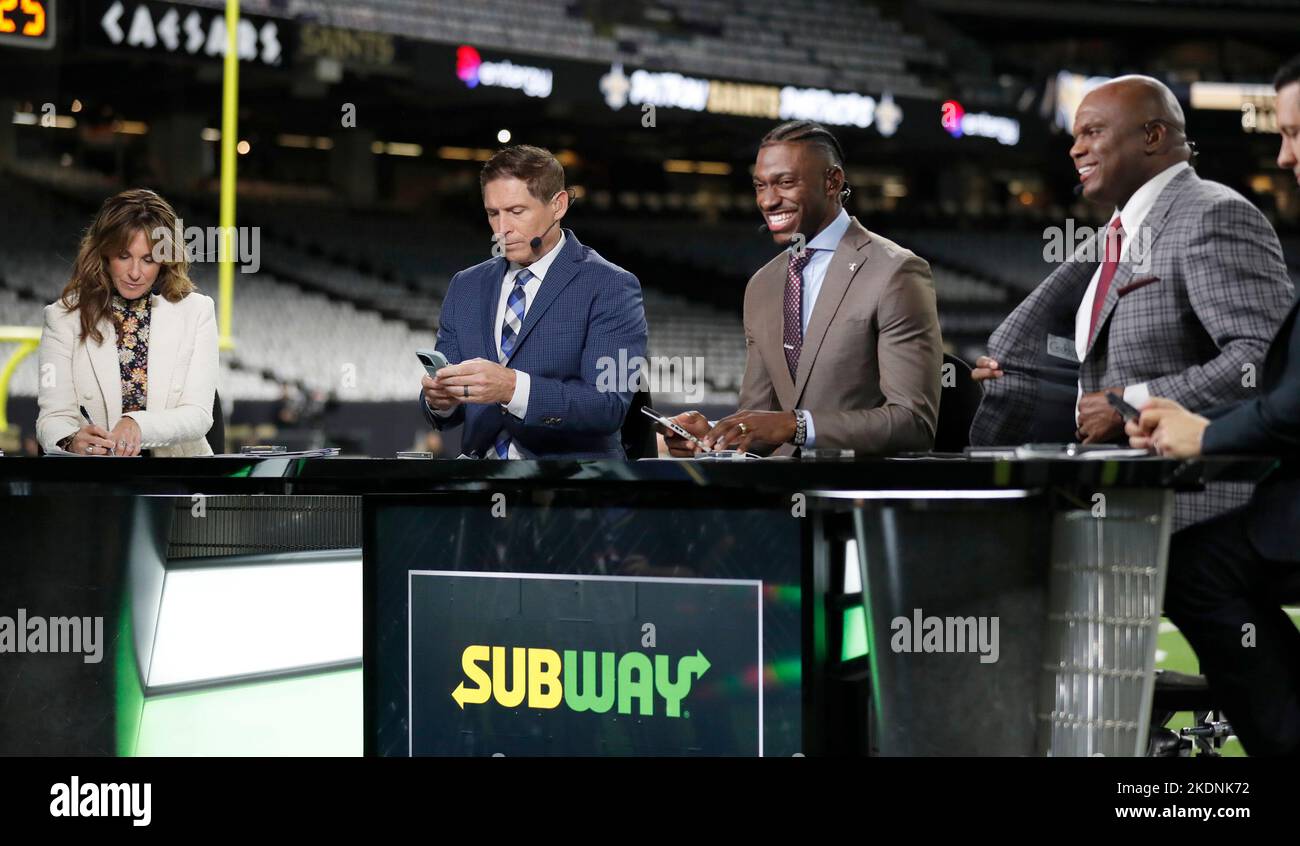 New Orleans, USA. 07th Nov, 2022. The ESPN Monday Night Football ...