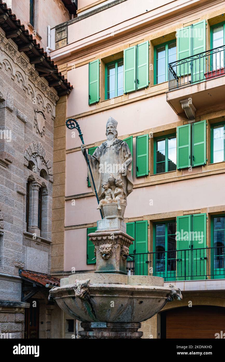 Saint Nicholas Monument, Principality of Monaco, Monaco, French Riviera ...
