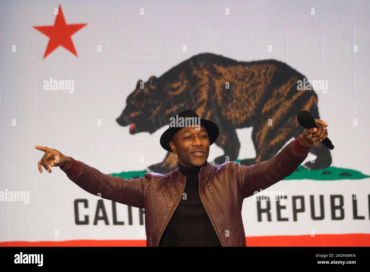 Los Angeles, California, USA. 7th Nov, 2022. Singer Aloe Blacc performs ...