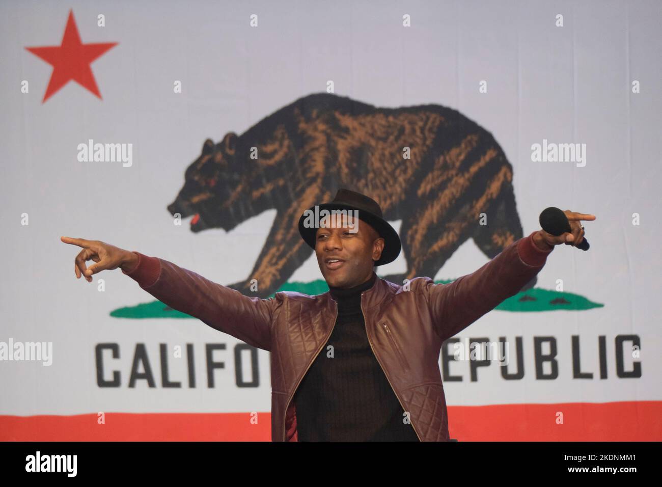 Los Angeles, California, USA. 7th Nov, 2022. Singer Aloe Blacc performs ...