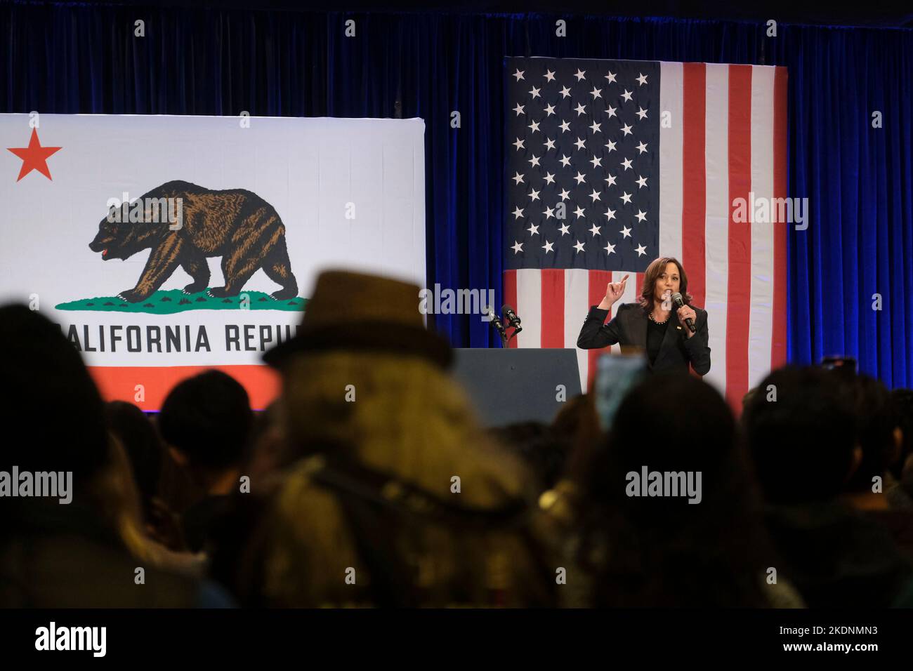Los Angeles, California, USA. 7th Nov, 2022. Vice President Kamala ...