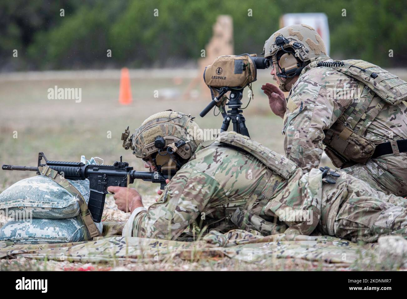 Two U.S. Air Force Tactical Air Control Party (TACP) specialist take ...