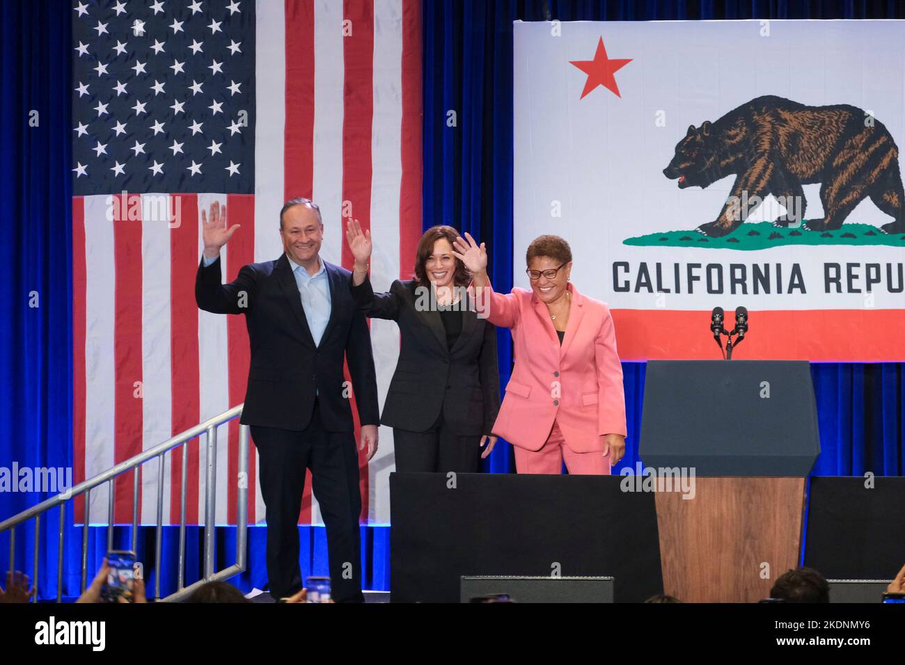Los Angeles, California, USA. 7th Nov, 2022. Vice President Kamala ...