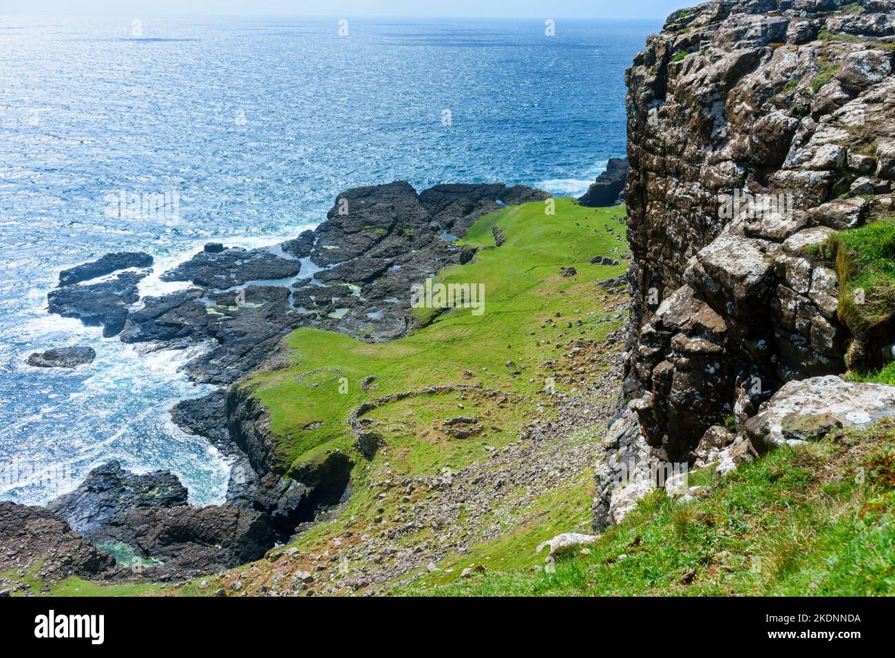 Remains of an early Christian monastic enclosure, possibly a nunnery ...