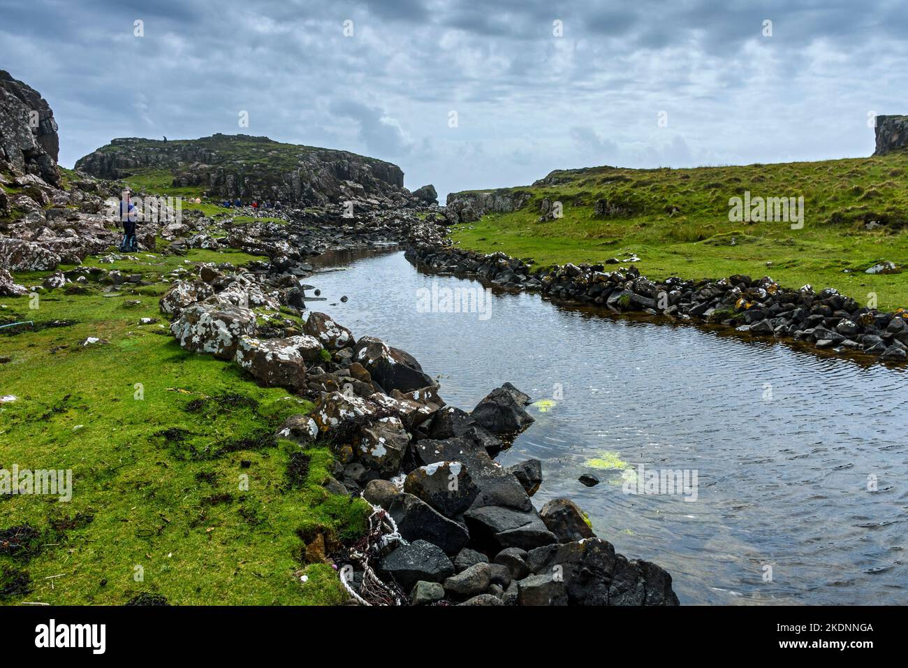 The man-made channel, now believed to be of Viking origin, linking the ...