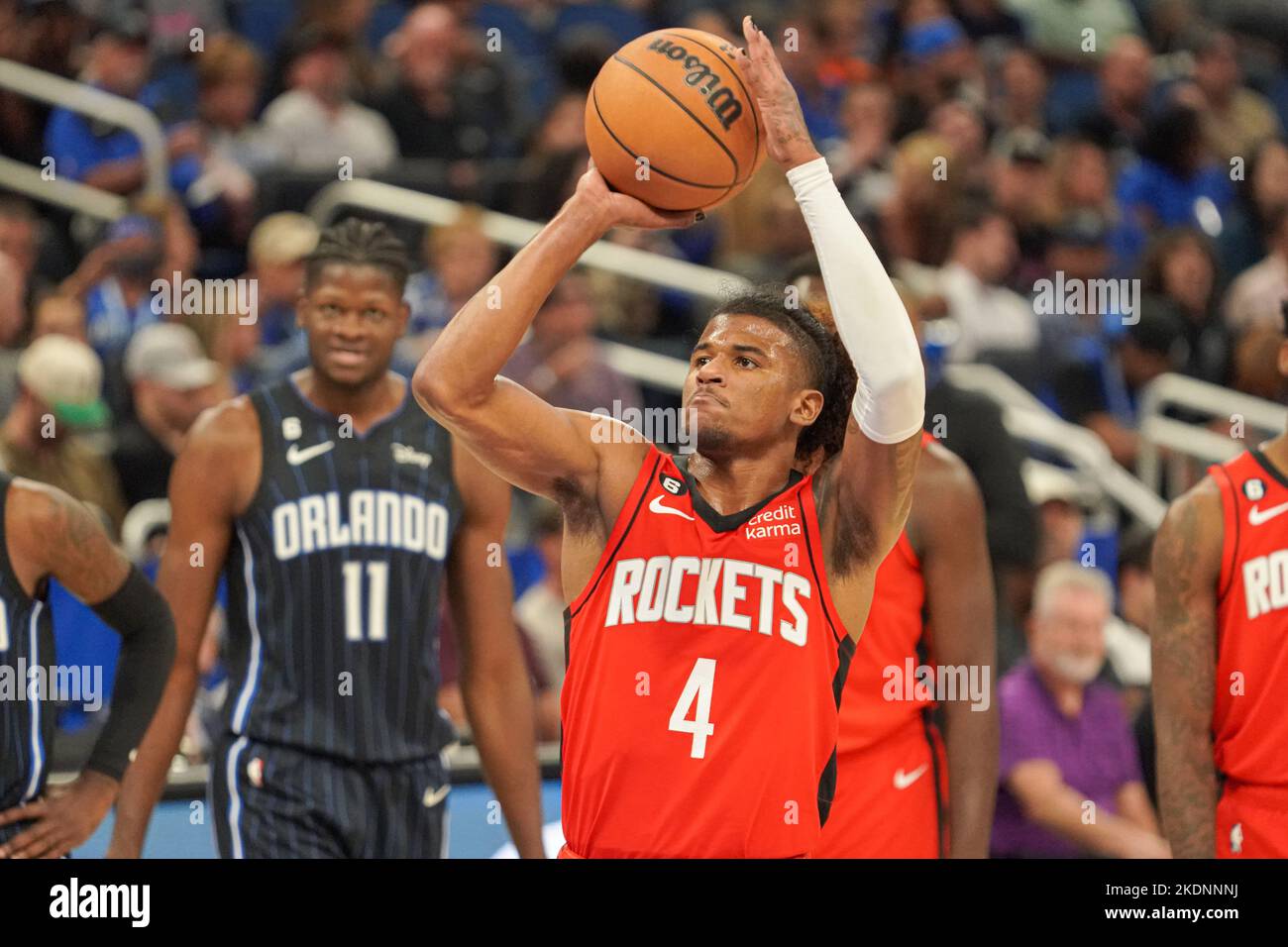 Orlando, Florida, USA, November 7, 2022, Houston Rockets shooting guard ...