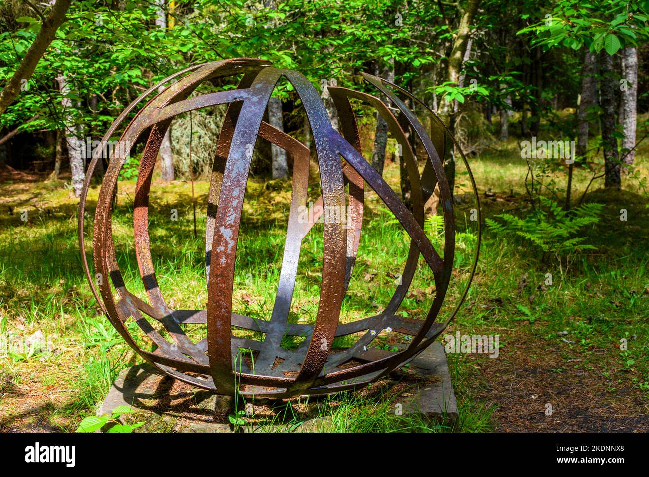 Flower of Olrig, a sculpture by Tamara Hicks, in Dunnet Community ...