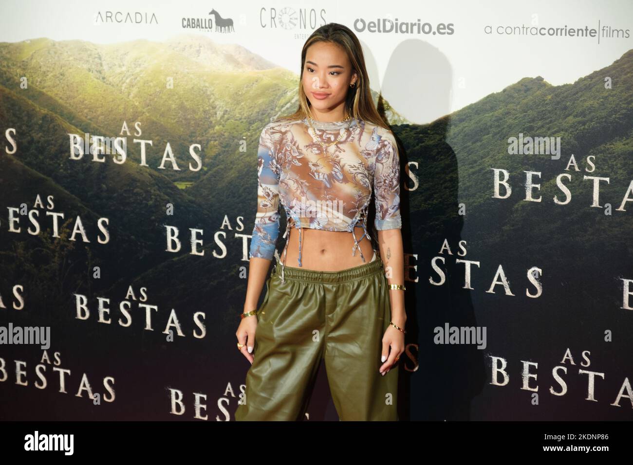 Madrid, Spain. 07th Nov, 2022. Nona Sobo attends the premiere of the ...