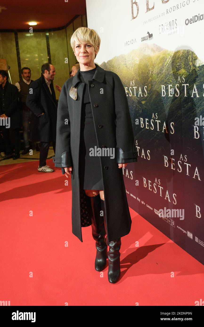 Madrid, Spain. 07th Nov, 2022. Marina Fois attends the premiere of the ...